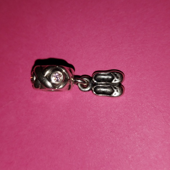Pandora | Jewelry | 2 For 5retired Pandora Ballet Shoes Dangle Charm ...